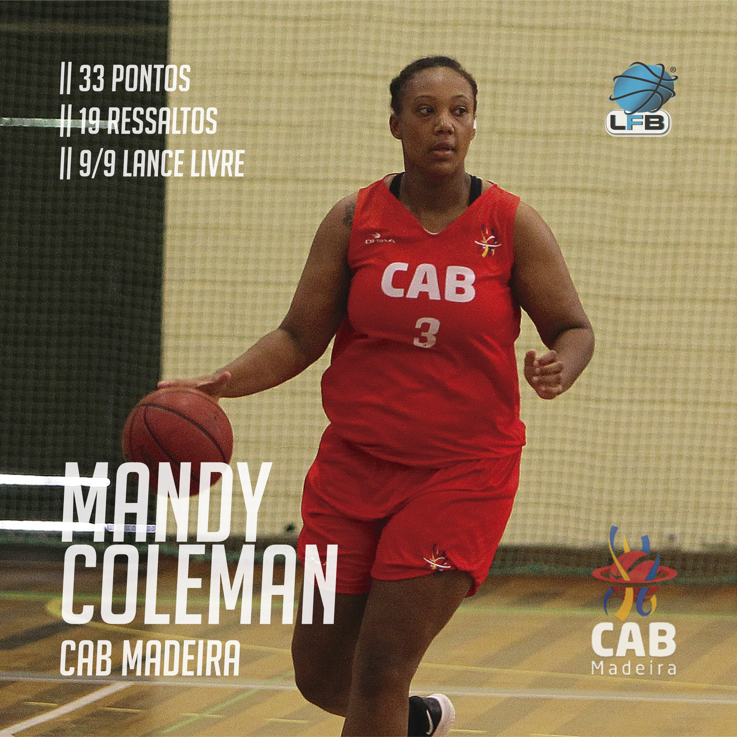 Mandy Coleman de outra galáxia na 19.ª jornada da Liga Feminina!